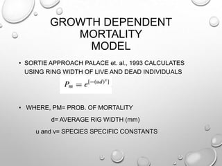 Probalility and models of tree mortality advance silviculture | PPT