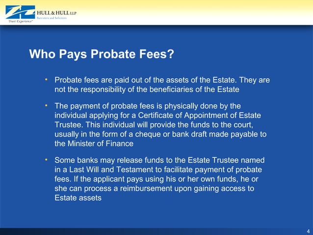 Probate Fees in Ontario | PPT