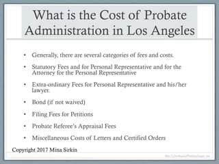 Los Angeles Probate Handbook | PDF