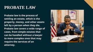 Probate Lawyer Dallas - DFW Probate Law | PPT