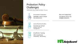 Probation and Confirmation Policy, What is Probation Period | PPTX