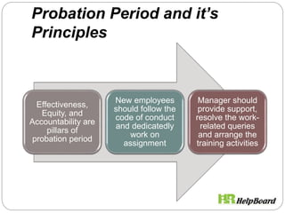 Probation and Confirmation Policy | PPTX