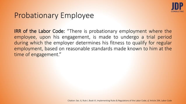 Probationary Employees | PPTX