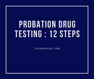 Probation drug testing procedures | PDF | Substance Abuse | Diseases ...