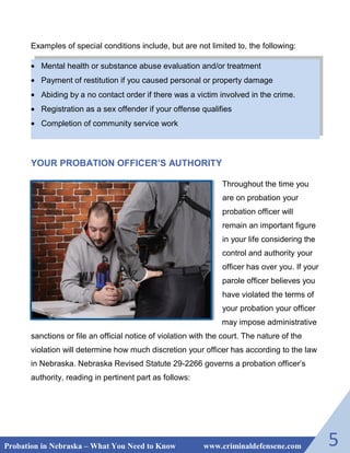 Probation in Nebraska: What You Need to Know | PDF