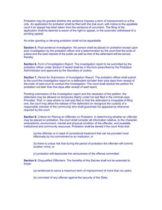 Probation law | PDF