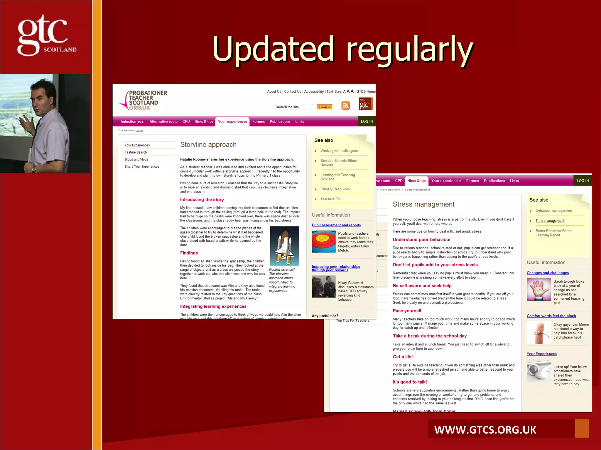 Probationer Teacher Scotland Website Presentation | PPT