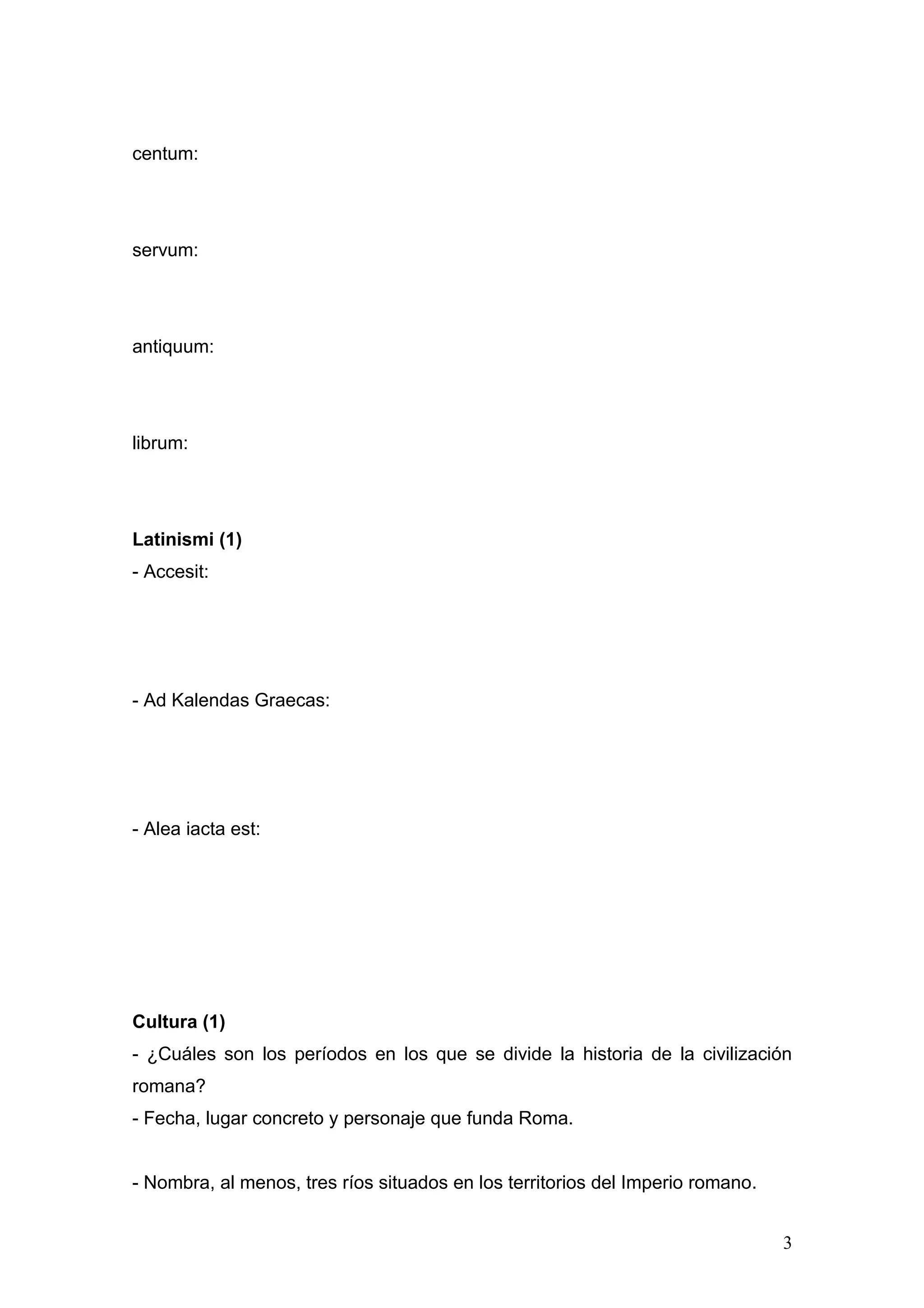 Probatio prima | DOC