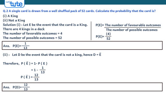 Probability for Class 10 CBSE - Mathematics | PDF