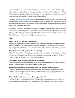 Probe Card Manufacturing in California Precision and Innovation.pdf