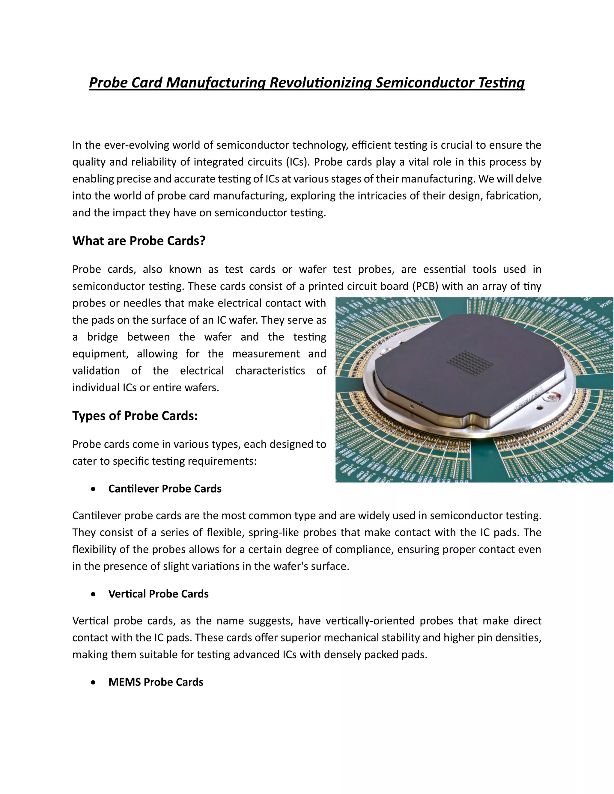 Probe Card Manufacturing Revolutionizing Semiconductor Testing.pdf