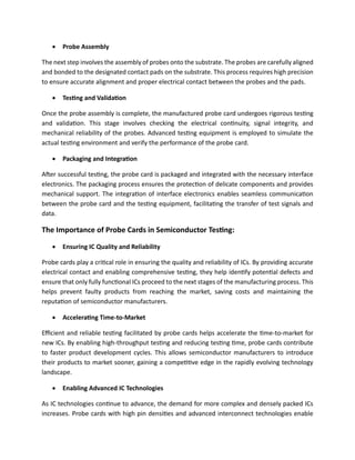 Probe Card Manufacturing Revolutionizing Semiconductor Testing.pdf ...