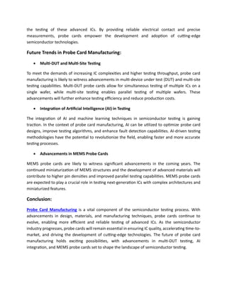 Probe Card Manufacturing Revolutionizing Semiconductor Testing.pdf ...