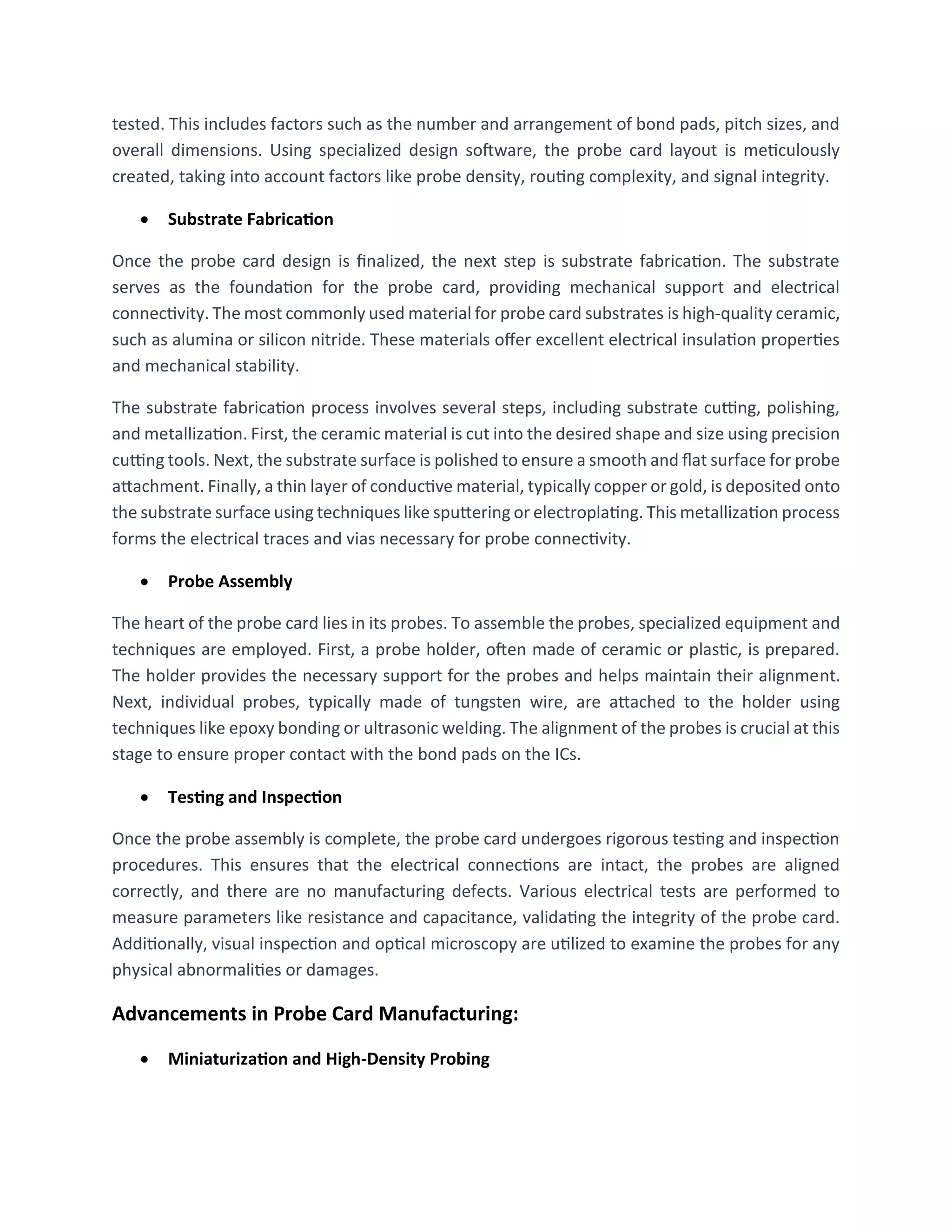 Probe Card Manufacturing Unveiling The Technology Behind Semiconductor ...