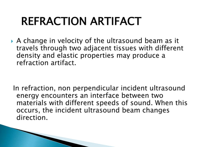 Probe construction, types and usg artefacts | PPT