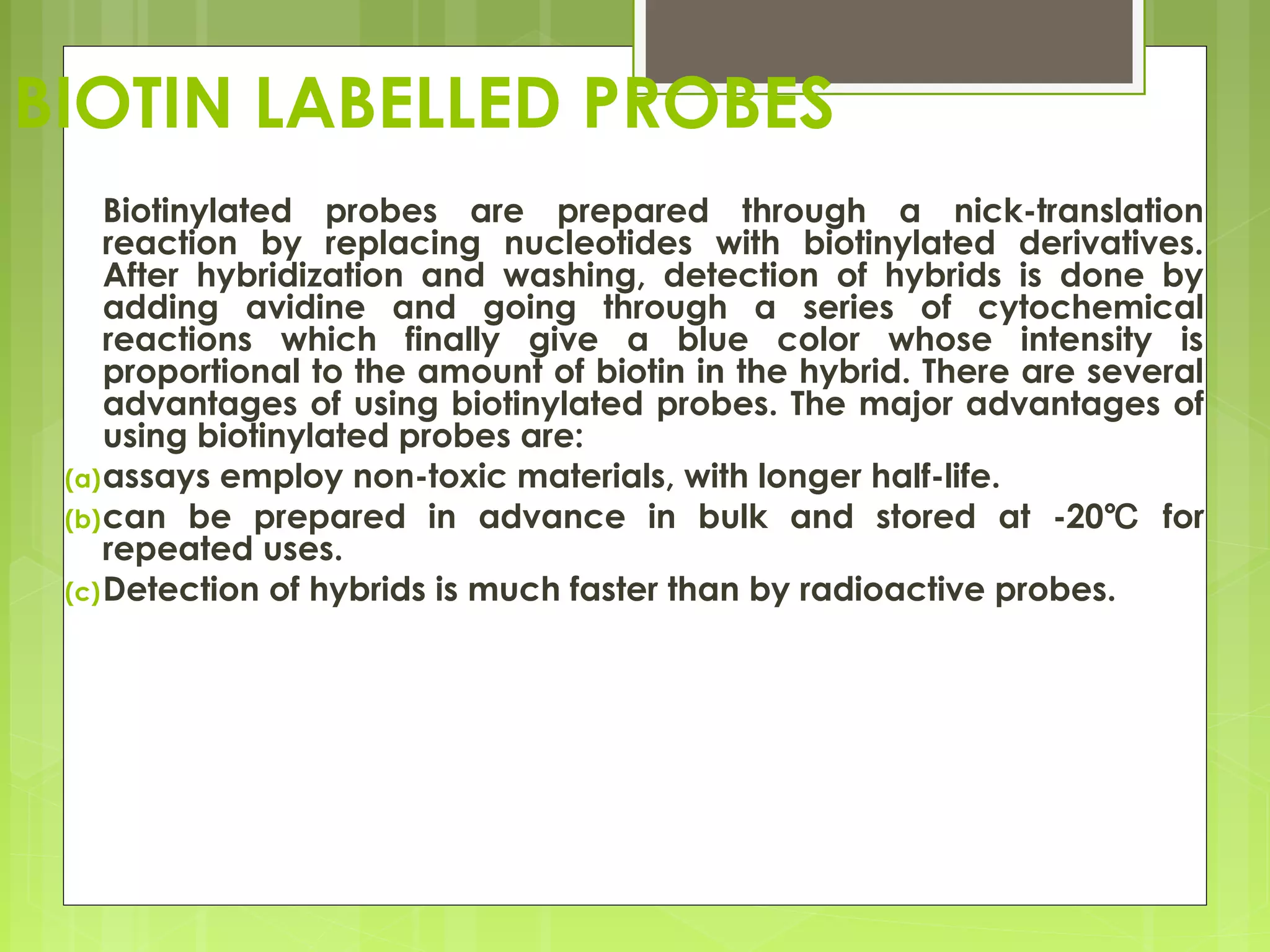 Probe labeling | PPT