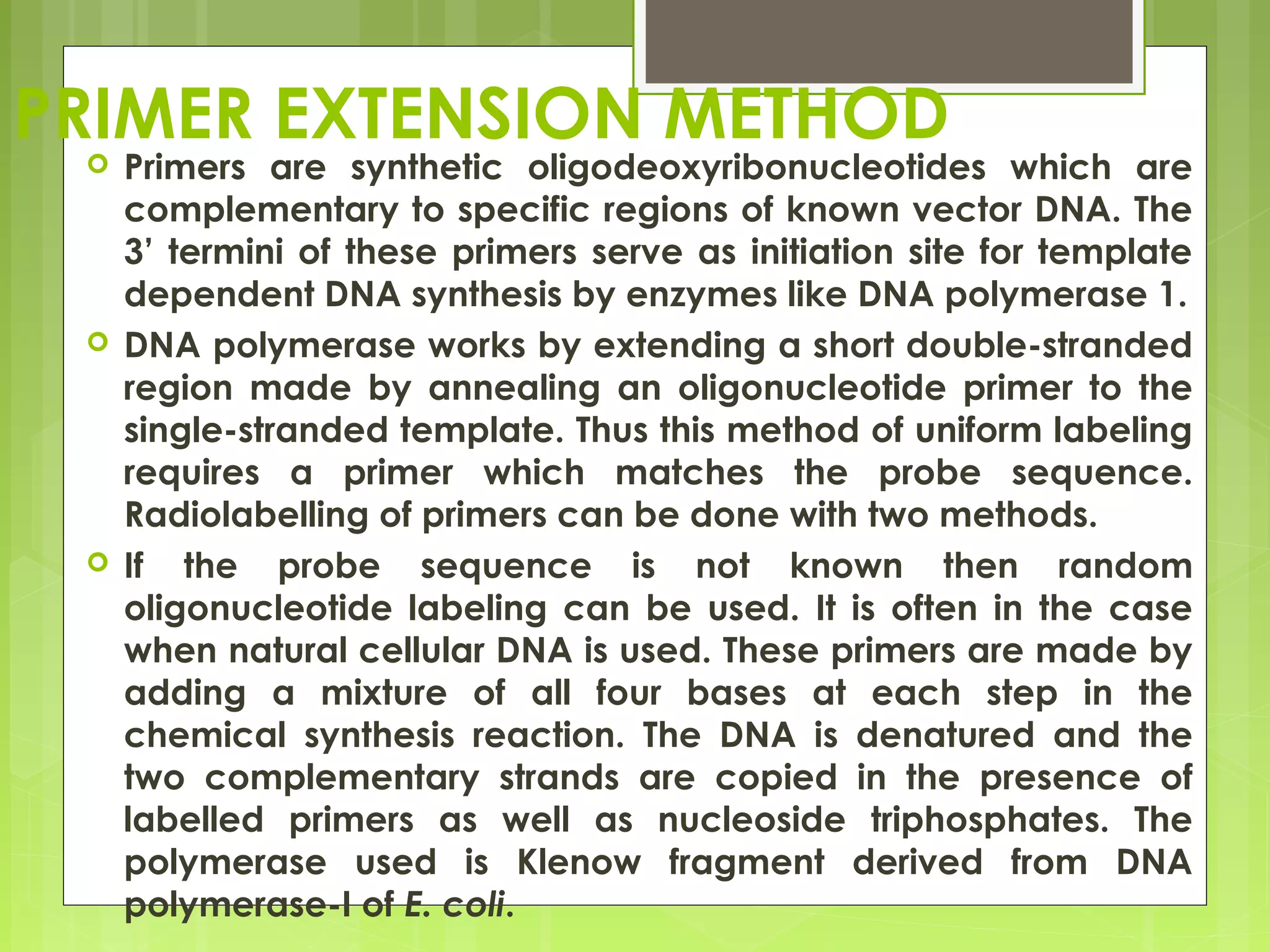 Probe labeling | PPT
