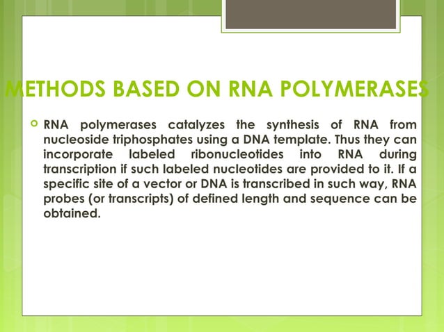 Probe labeling | PPT | Chemistry | Science