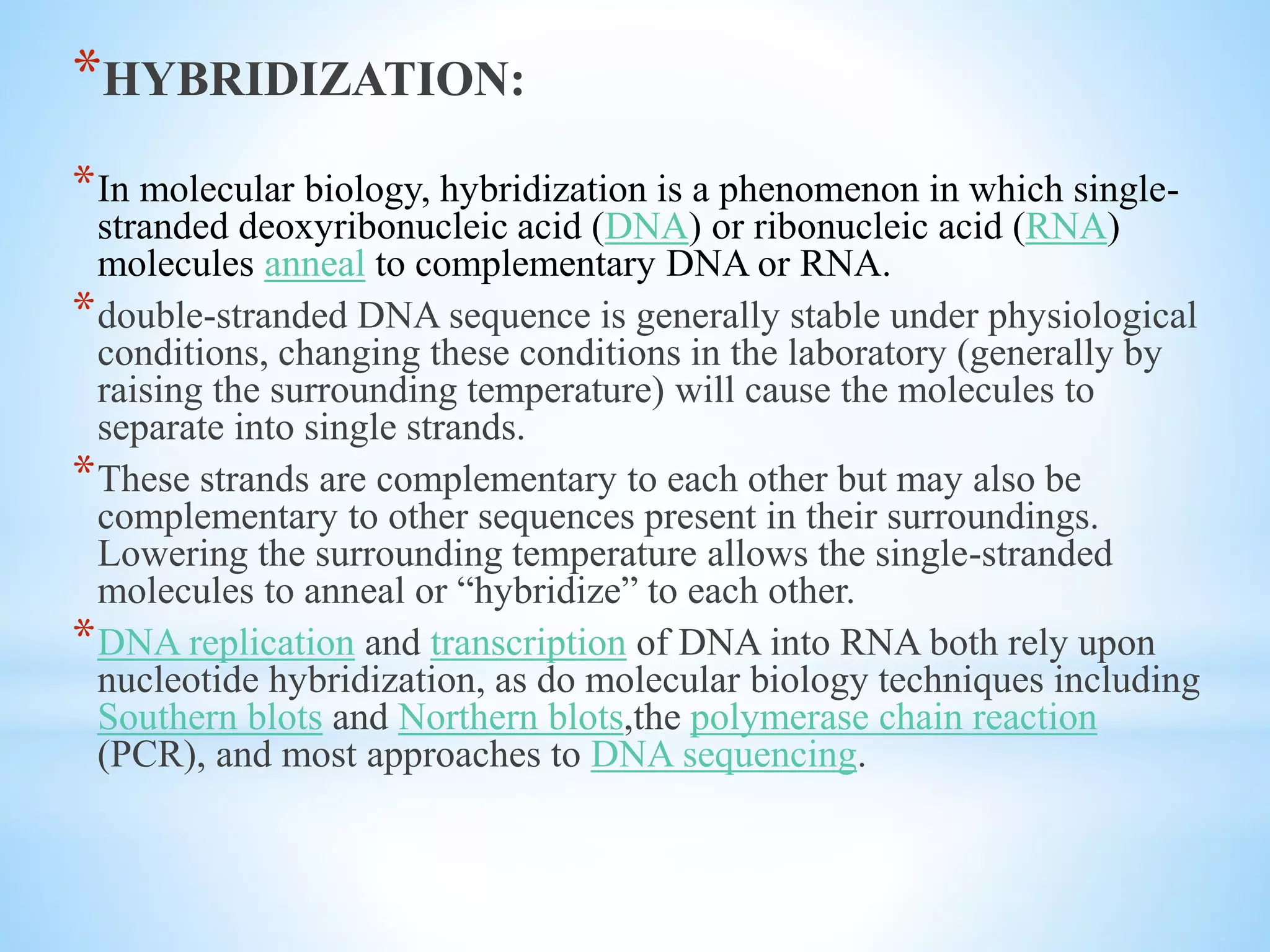 Probe labelling and hybridization | PPTX