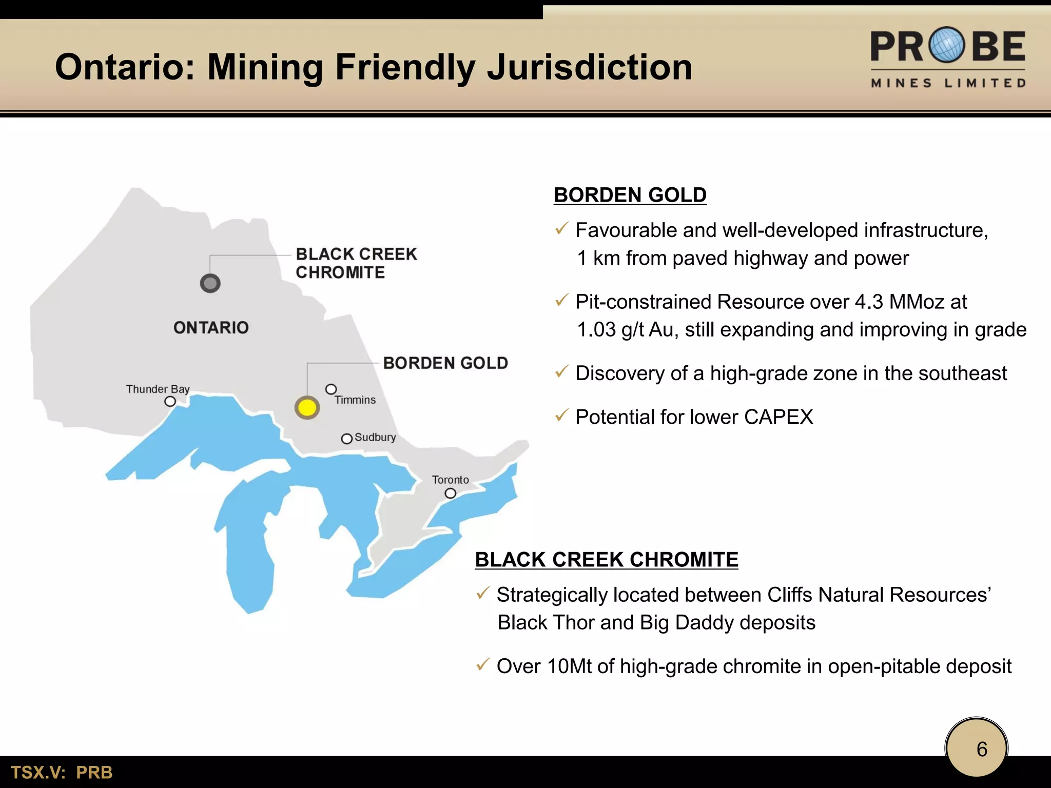 Probe mines presentation_october11.2013 | Commodities | Economy