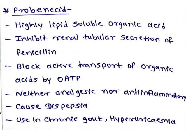 Probenecid | PDF