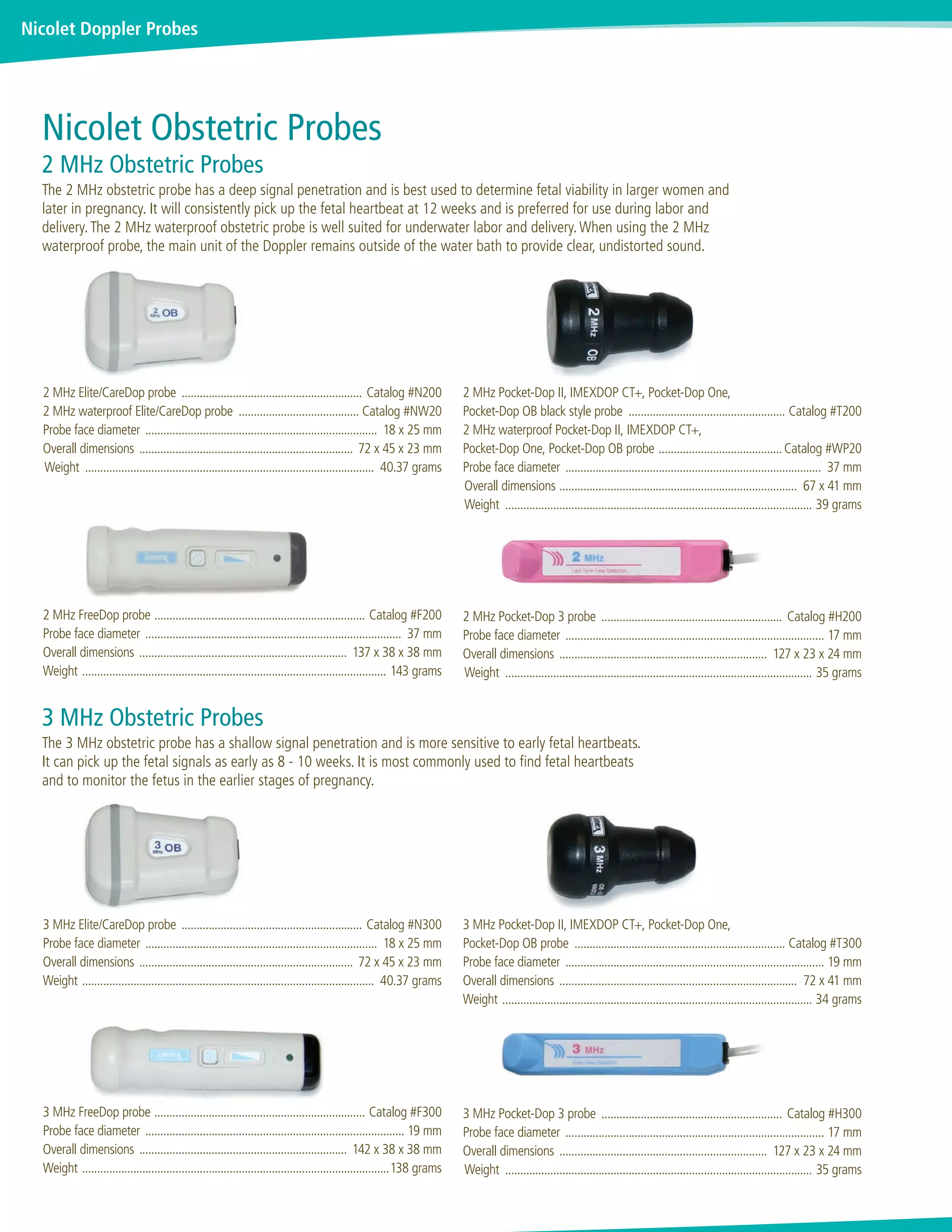 Probes brochure | PDF