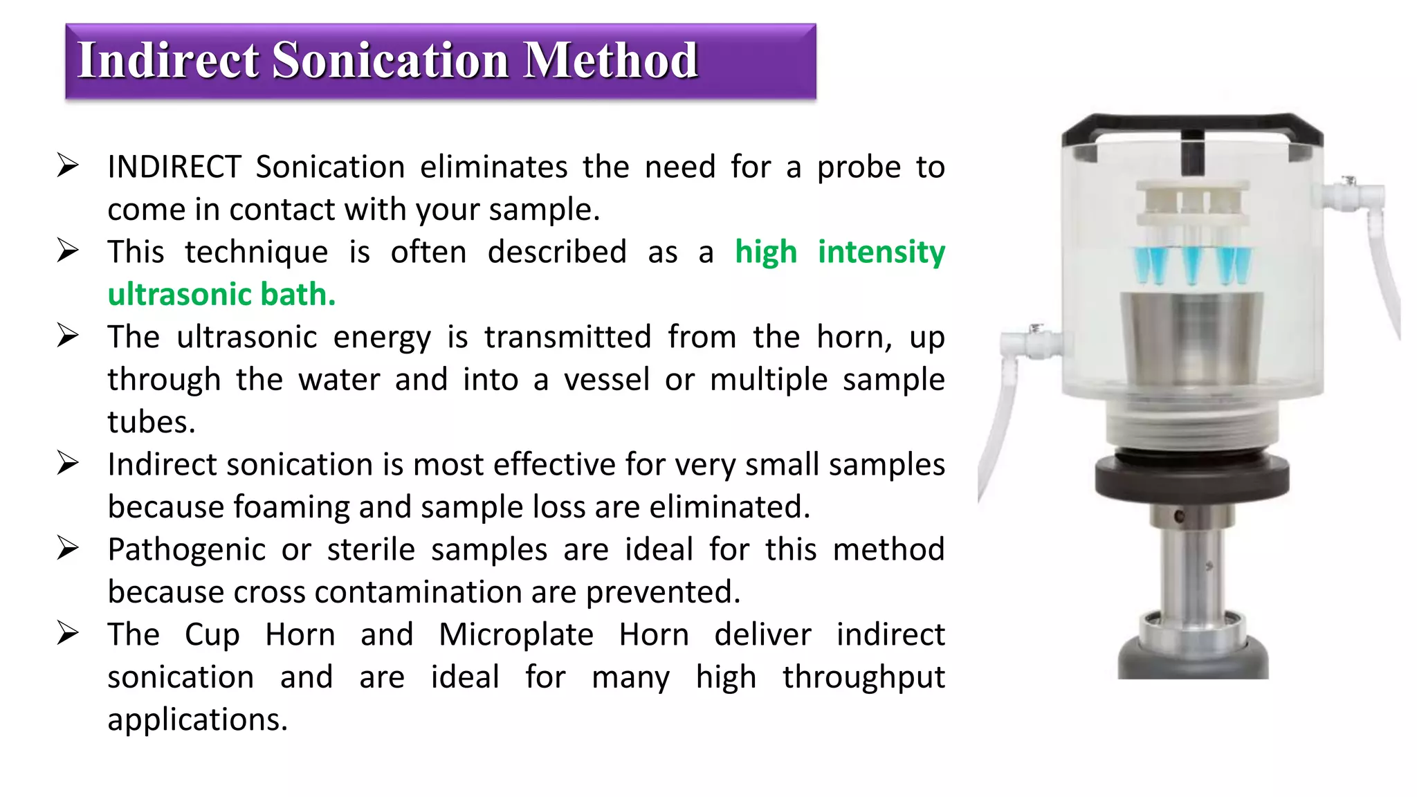 Probe sonicator | PPTX