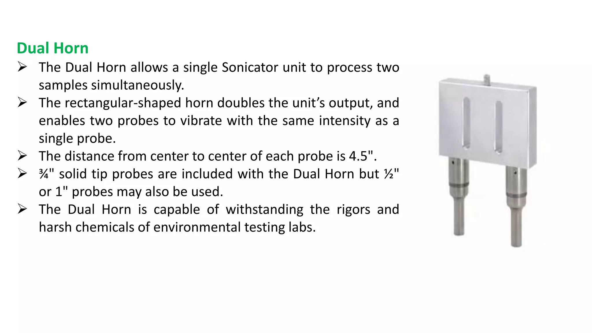 Probe sonicator | PPTX