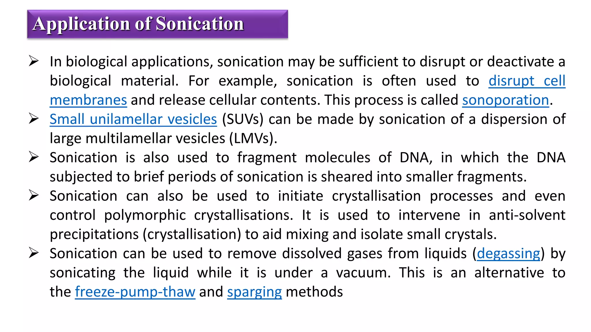 Probe sonicator | PPTX