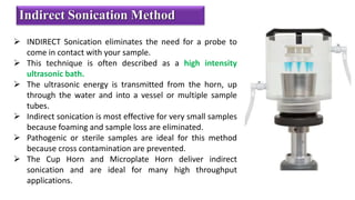Probe sonicator | PPTX
