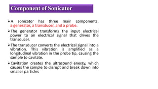 Probe sonicator | PPTX