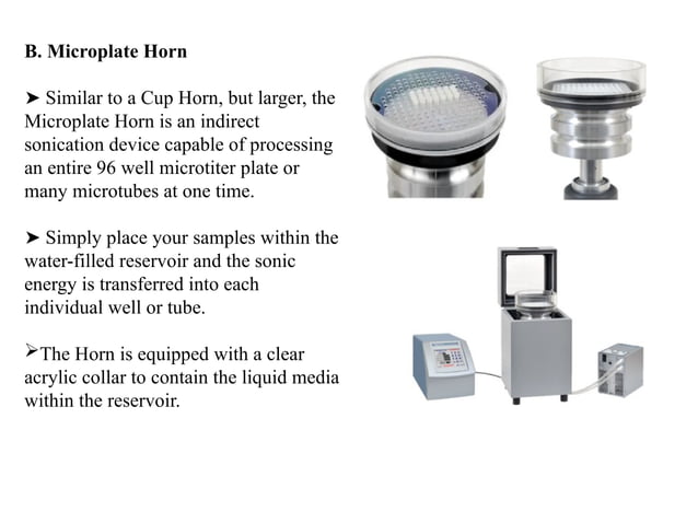 the probe sonicator instrument parts.pptx | Audio Production | Content ...