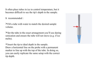the probe sonicator instrument parts.pptx