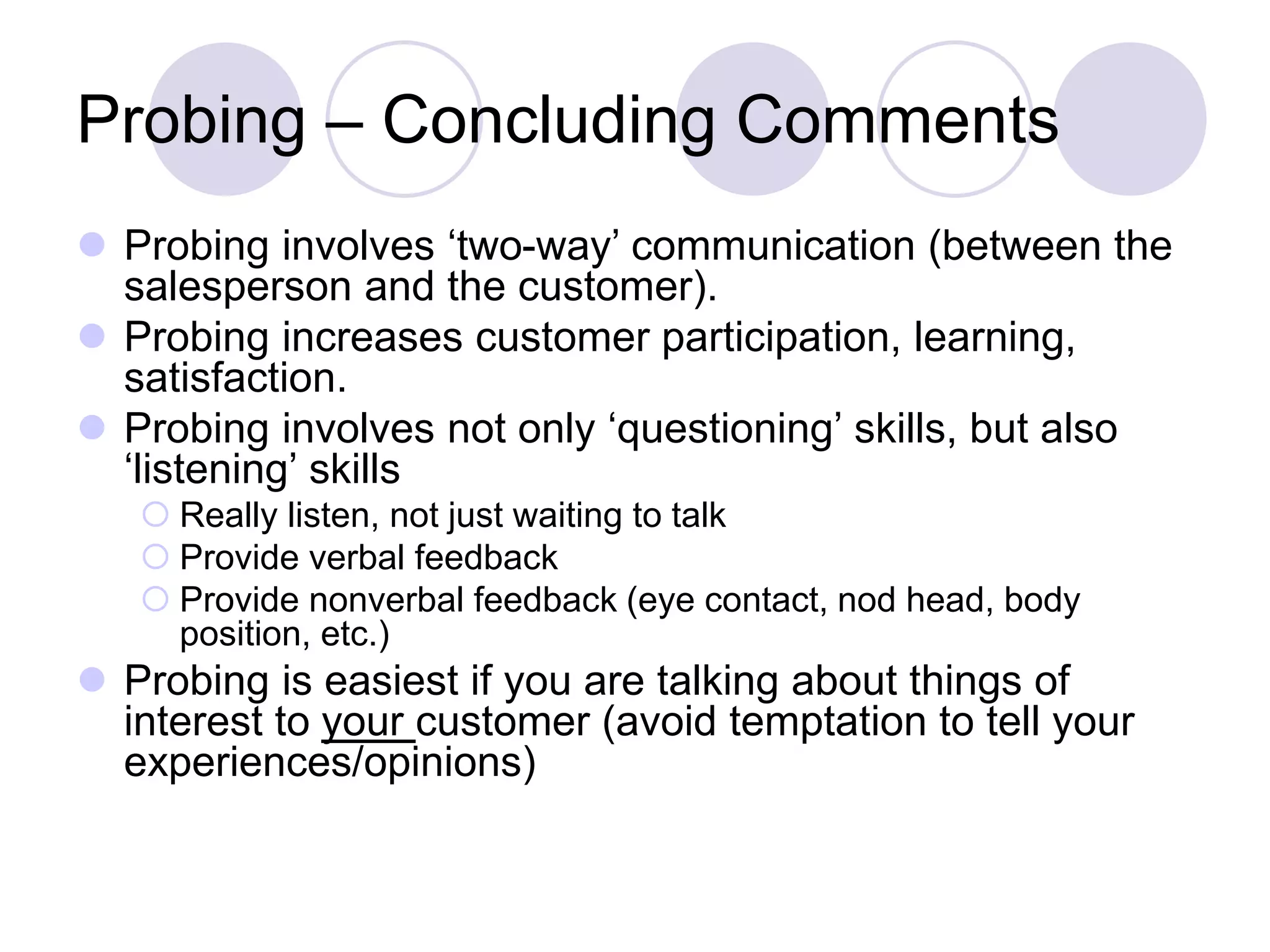 Probing - in sales.ppt