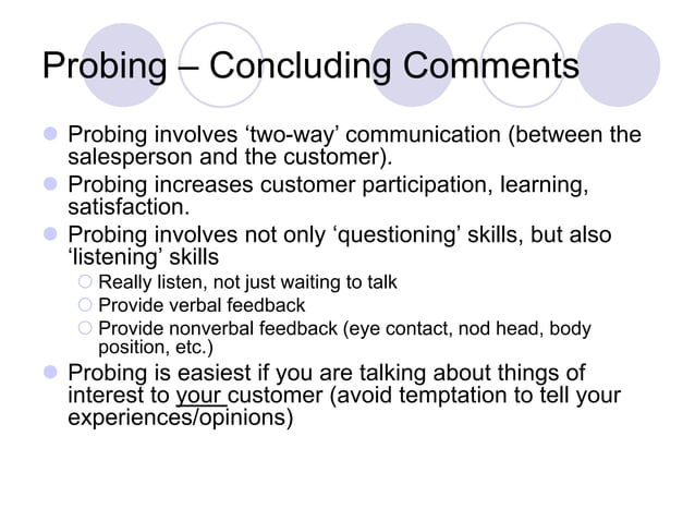 Probing - in sales.ppt