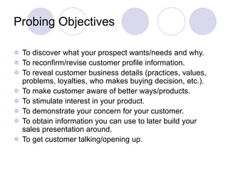 Probing - in sales.ppt