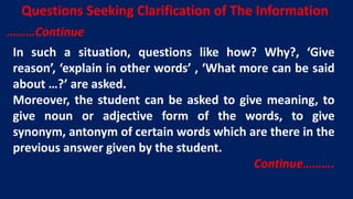 Probing by questioning skill | PDF