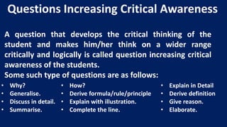 Probing by questioning skill | PDF