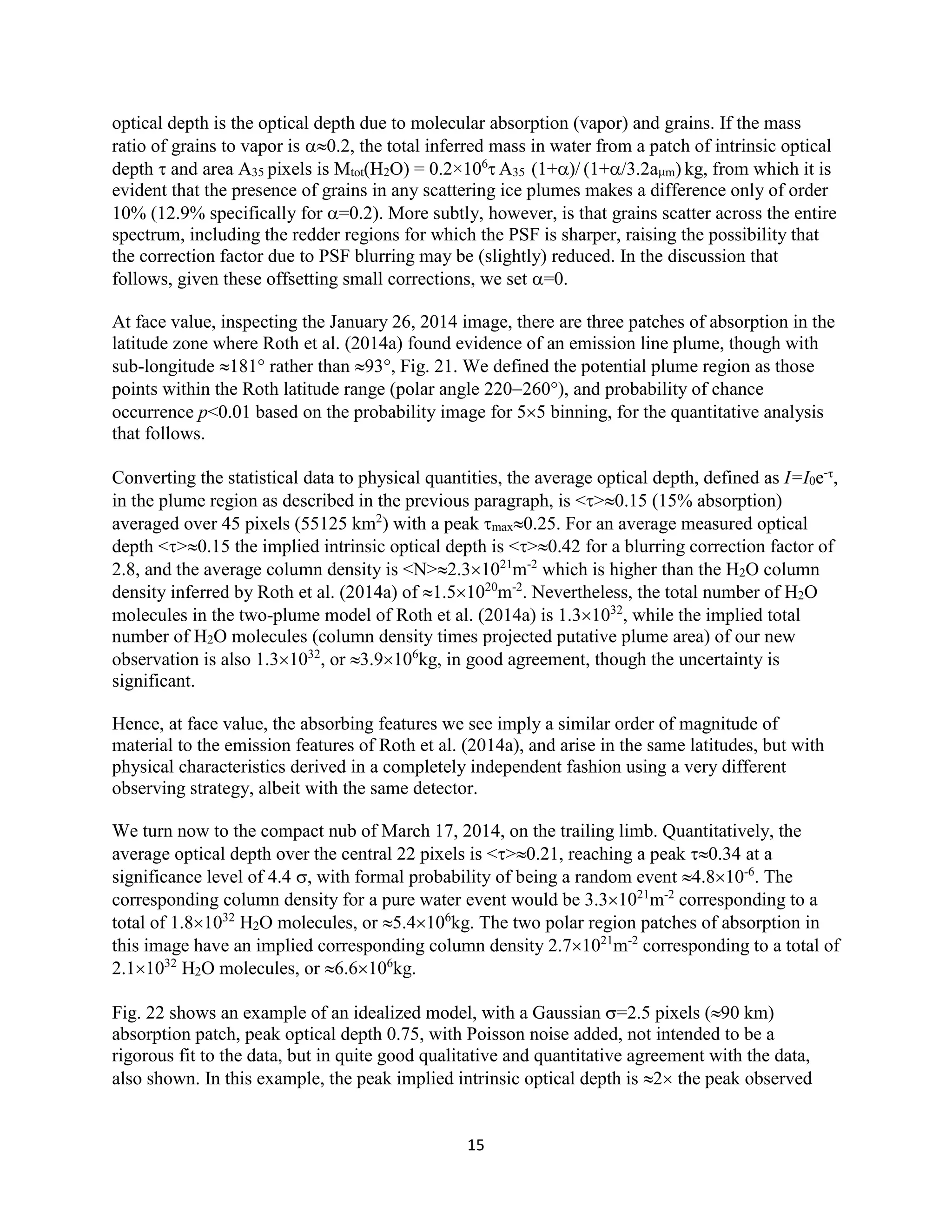 PROBING FOR EVIDENCE OF PLUMES ON EUROPA WITH HST/STIS | PDF