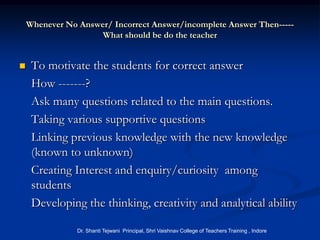 Probing questioning skill | PDF