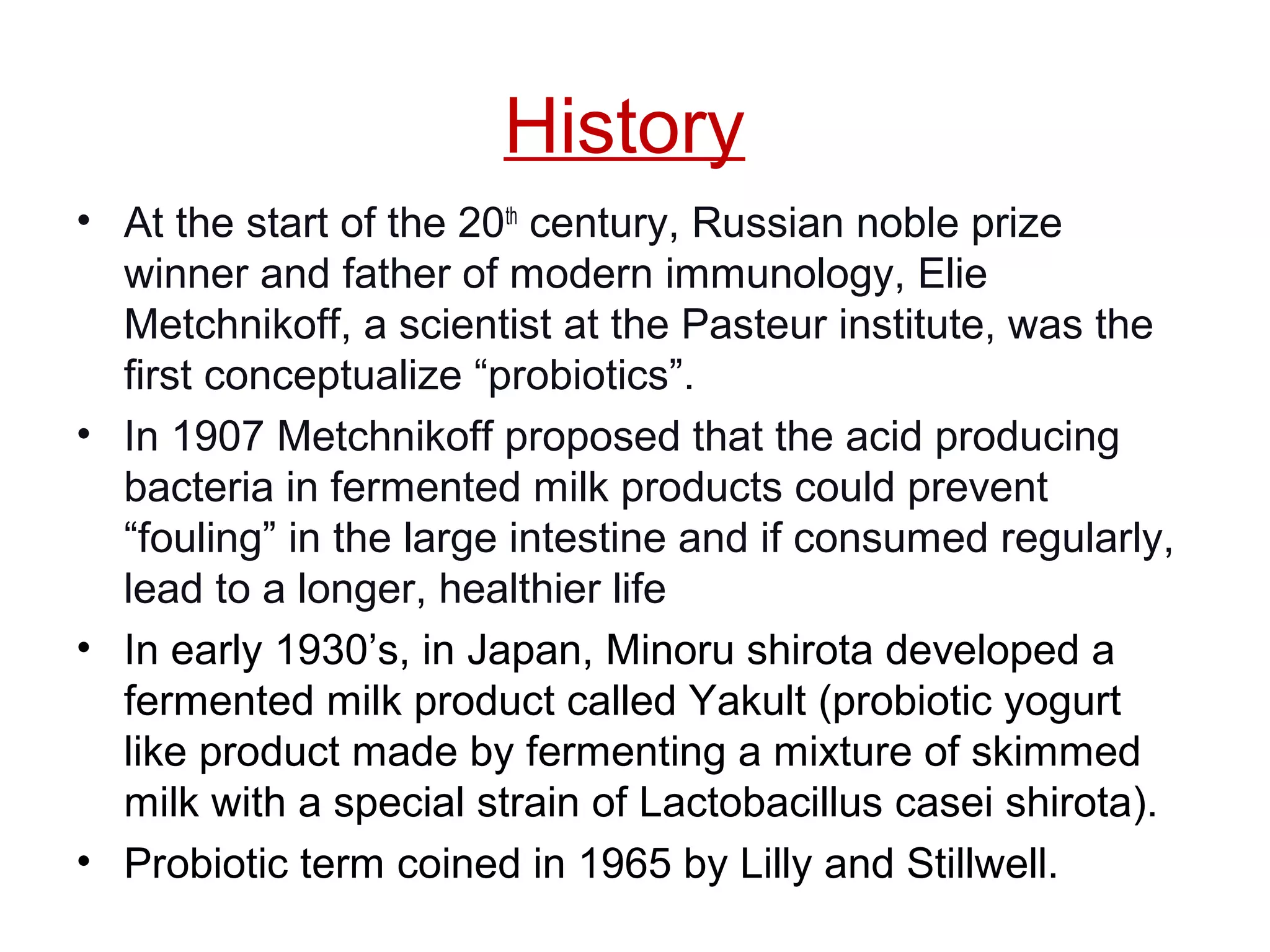 Probiotic foods | PPT