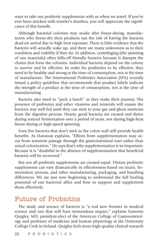 Probiotics | PDF | Digestive Disorders | Diseases and Conditions