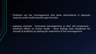 Probiotics | PPTX