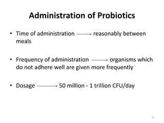 Probiotics in Infections | PPTX