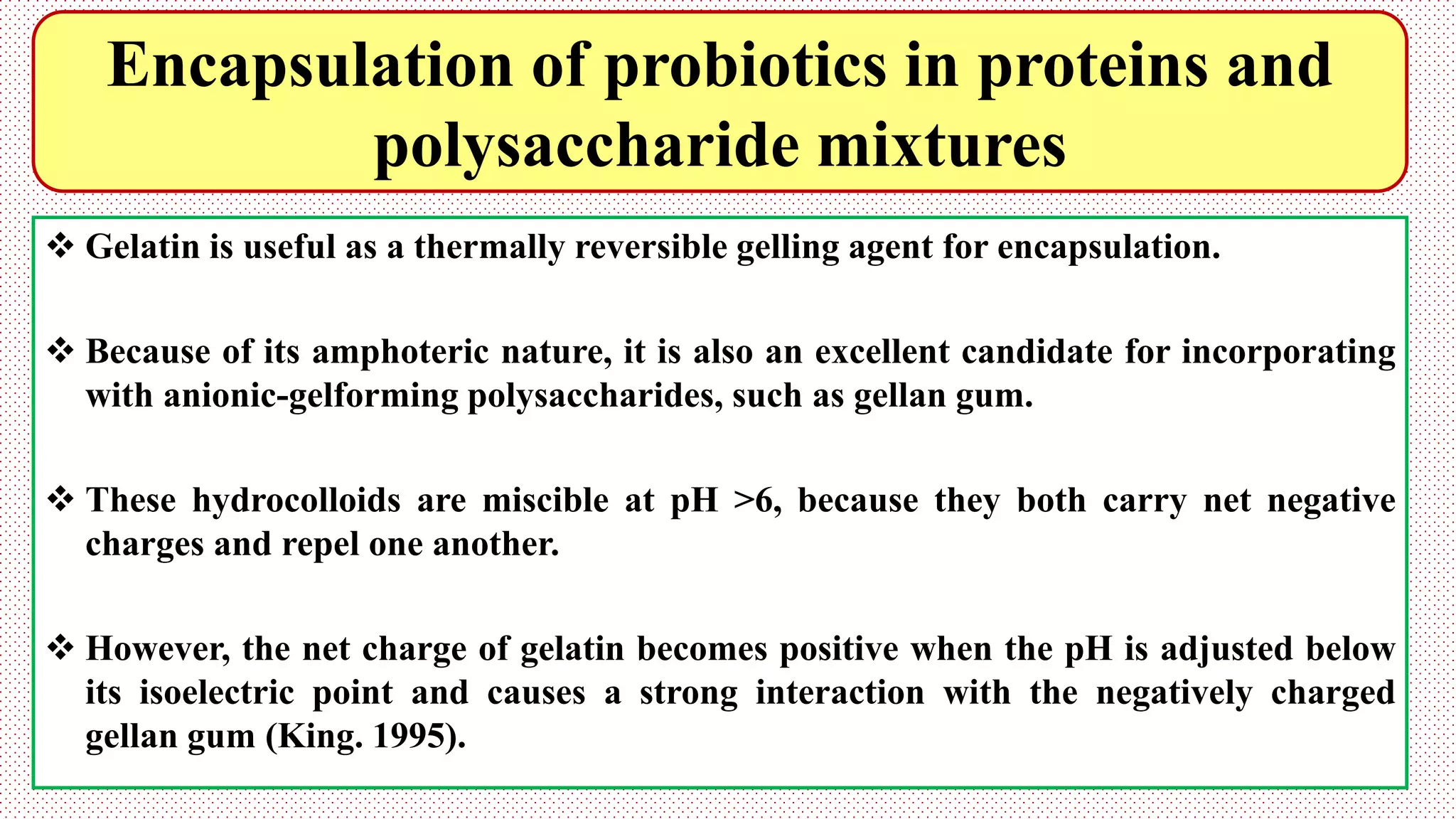 Micro-encapsulation of Probiotics | PPTX