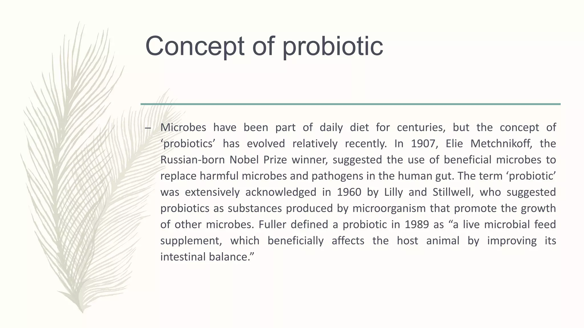 Probiotics in food industyry | PPTX