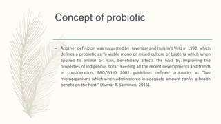 Probiotics in food industyry | PPTX