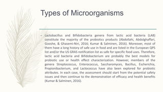 Probiotics in food industyry | PPTX