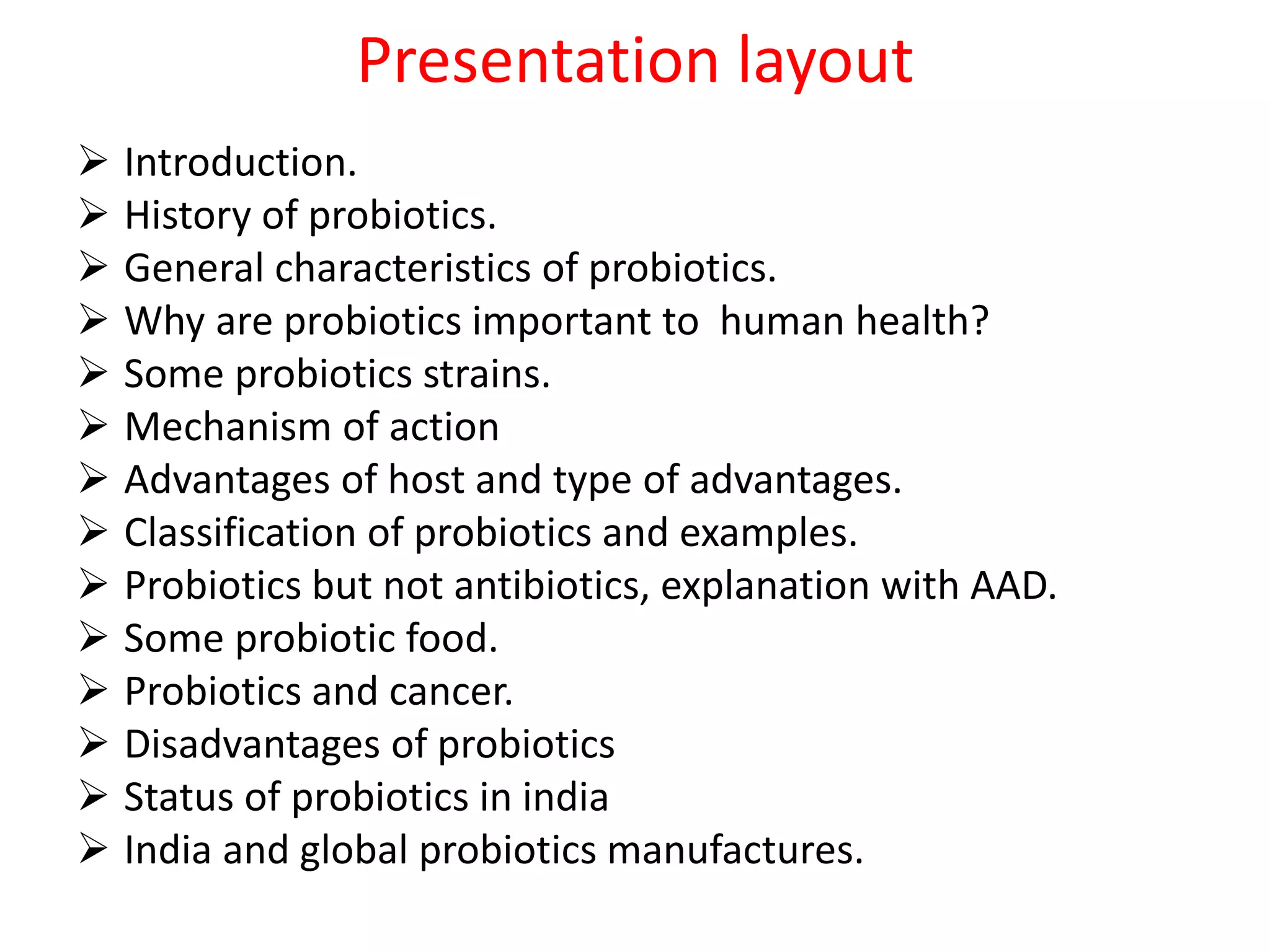Probiotics | PPTX
