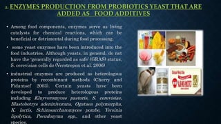Role of Probiotics in food industry | PPT